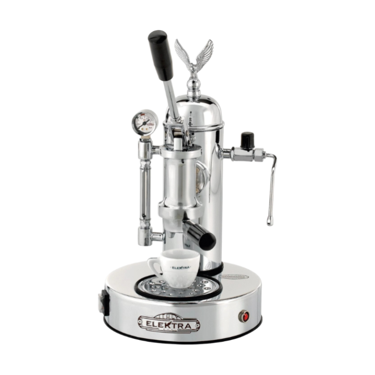 Elektra MICRO CASA LEVA Chrome Espresso Coffee Machine - Coffee Machine ...